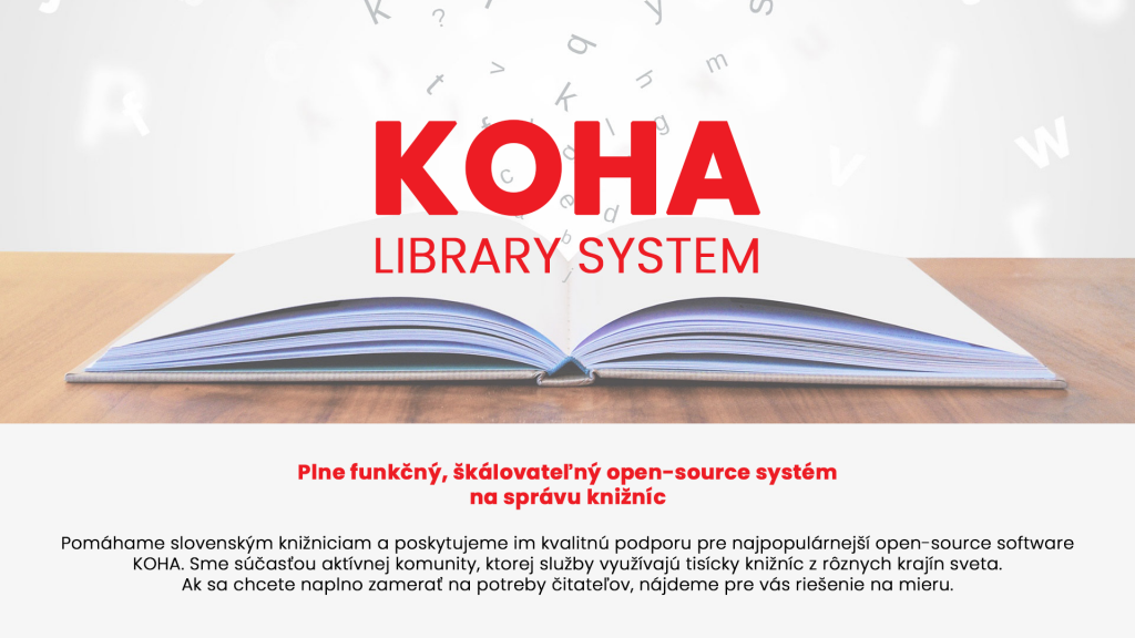 KOHA – prehľadný systém pre moderné knižnice « Informačné technológie a ...